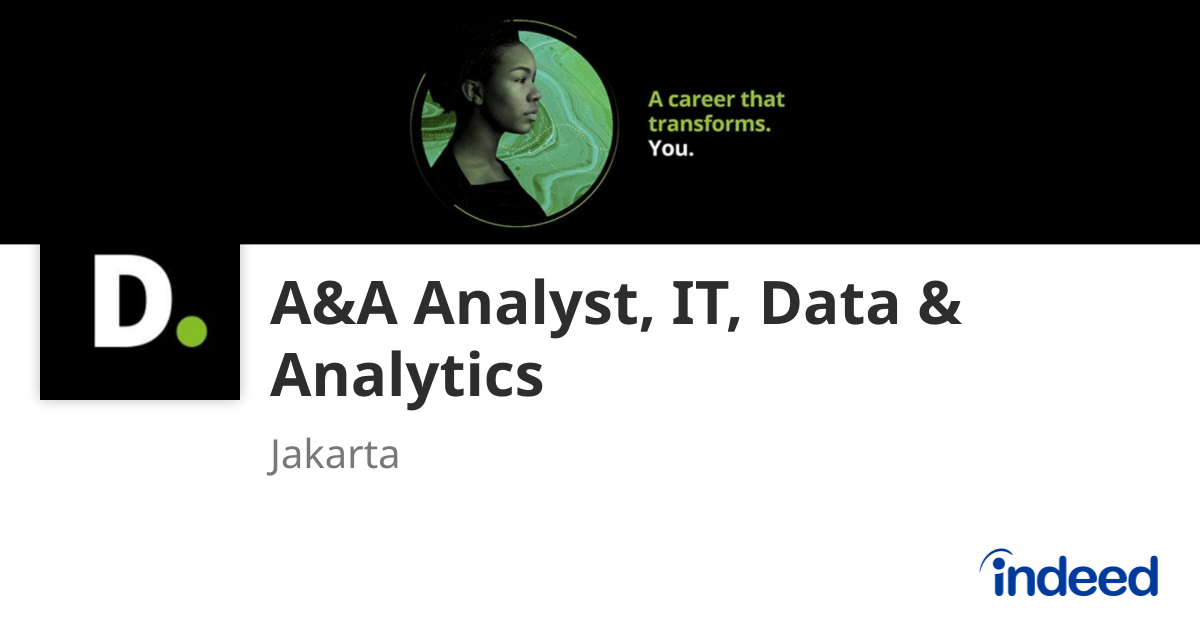 A&A Analyst, IT, Data & Analytics - Jakarta - Indeed.com