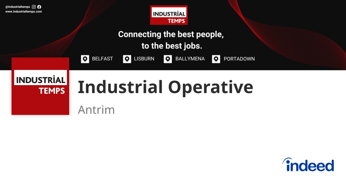 Industrial Operative - Antrim - Indeed.com