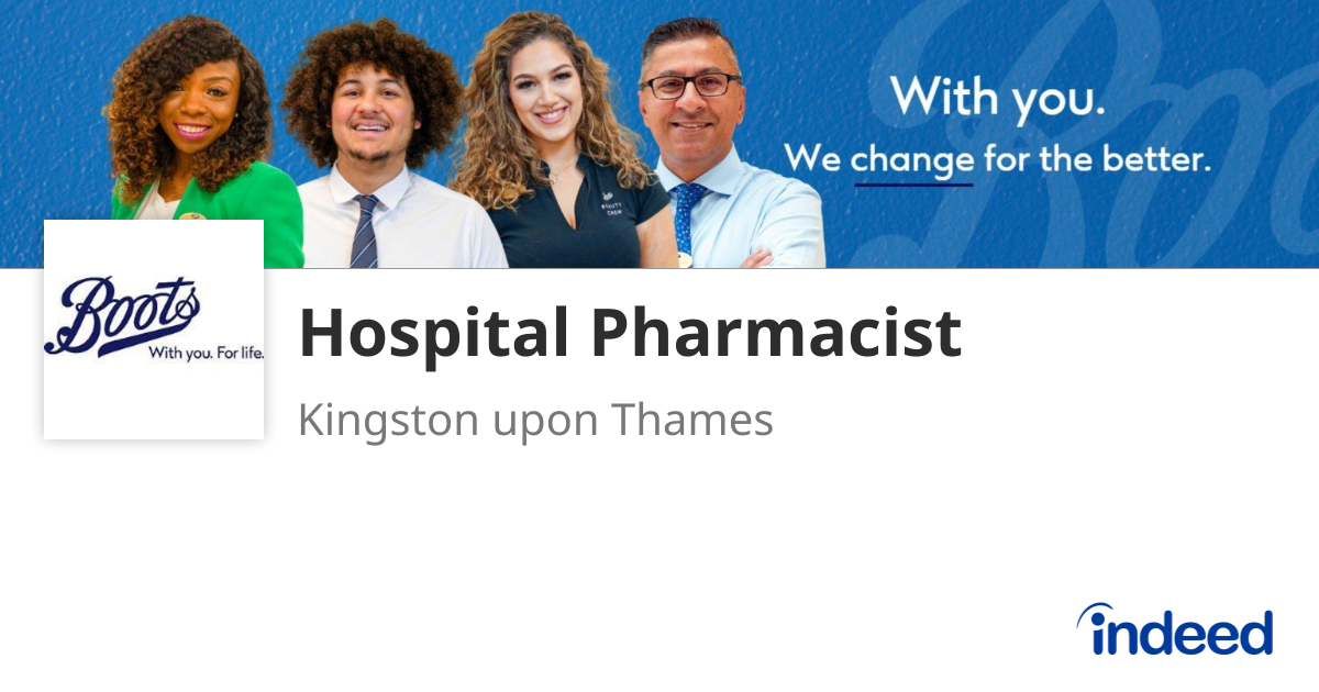 Hospital Pharmacist - Kingston upon Thames KT2 7QB - Indeed.com