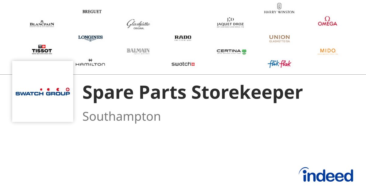 Spare Parts Storekeeper - Southampton SO16 - Indeed.com