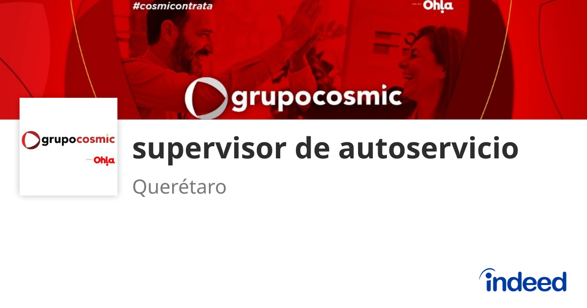 supervisor de autoservicio - Querétaro, Qro. - Indeed.com