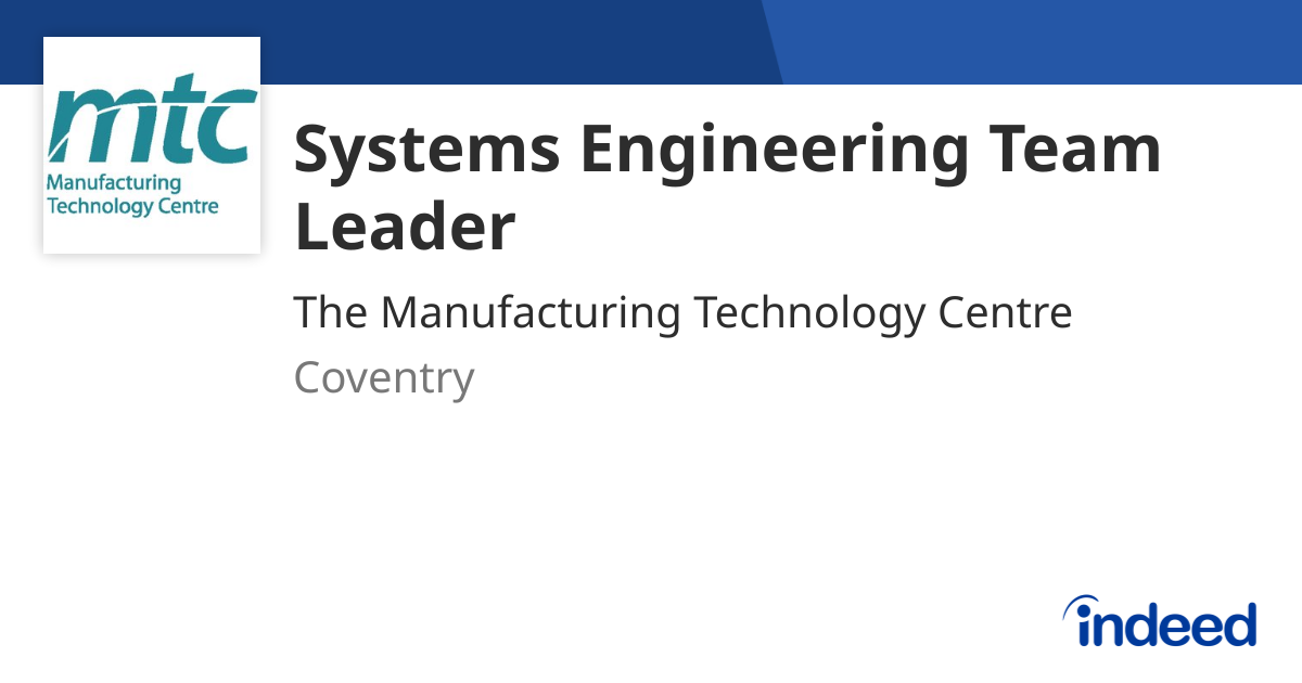 Senior Systems Engineer - Coventry CV7 9JU - Indeed.com