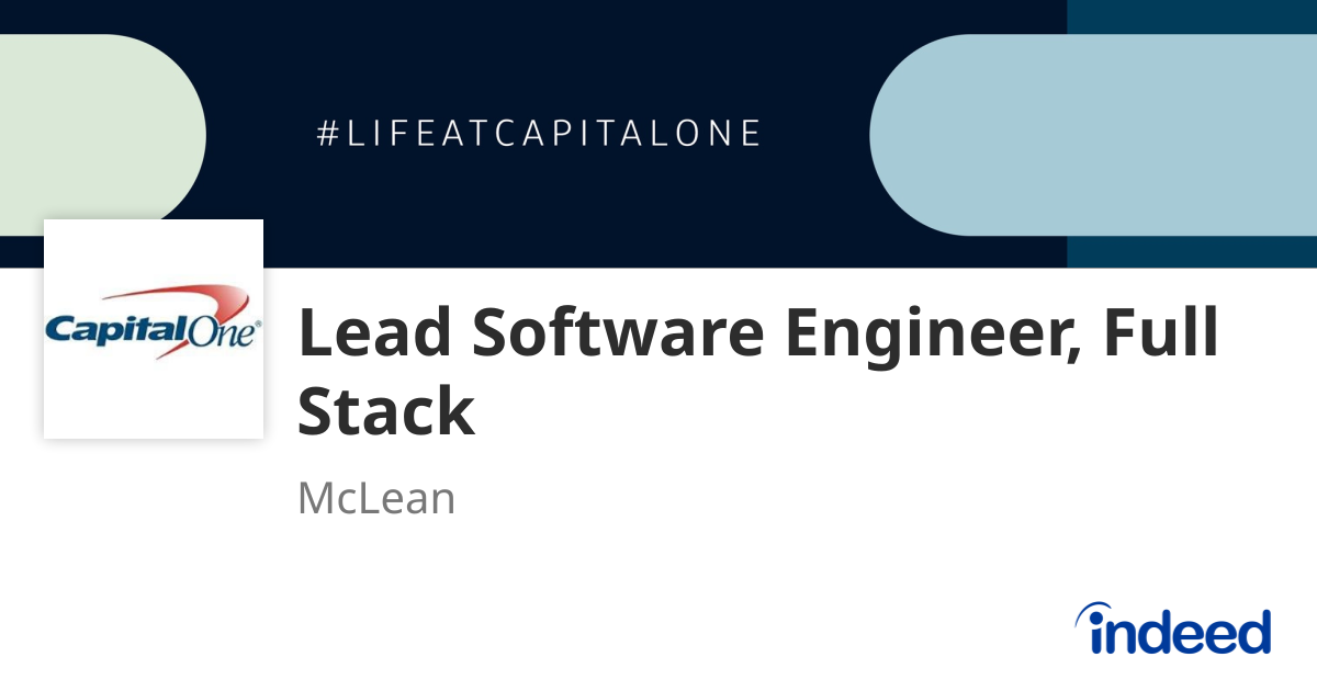 Lead Software Engineer, Full Stack - McLean, VA - Indeed.com