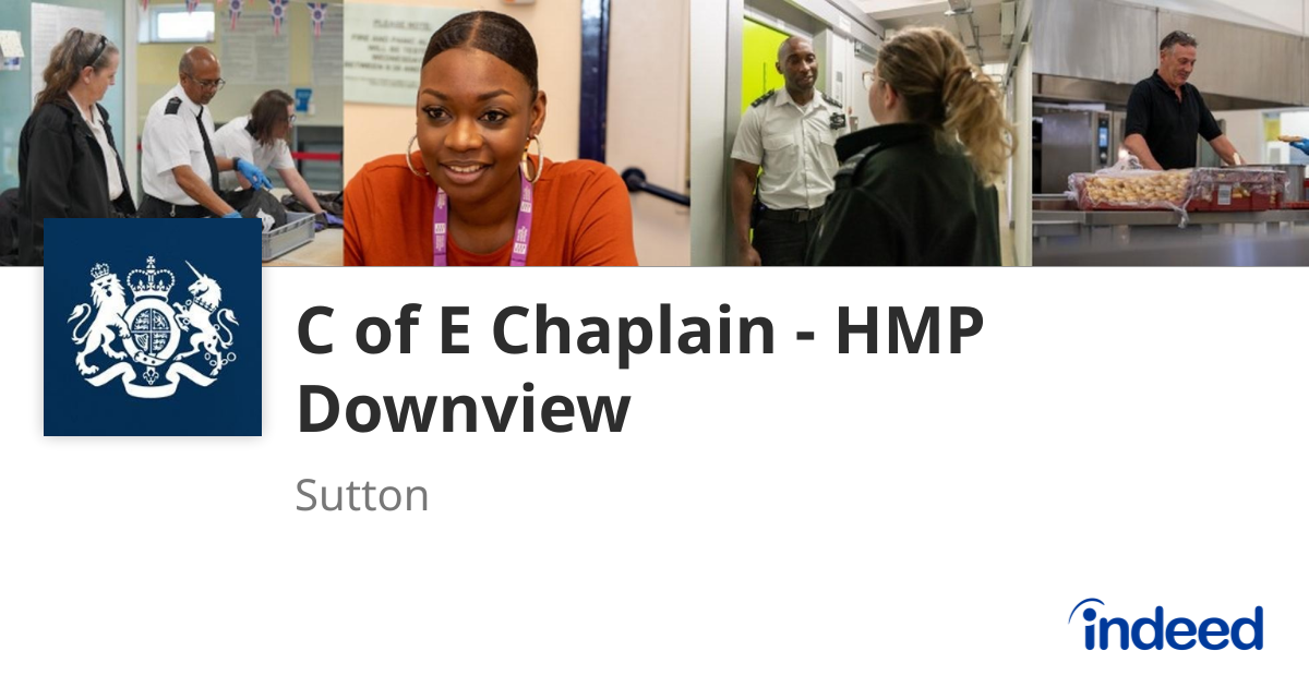 C of E Chaplain - HMP Downview - Sutton - Indeed.com