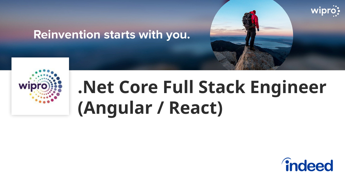 .Net Core Full Stack Engineer (Angular / React) - Hyderabad, Telangana - Indeed.com