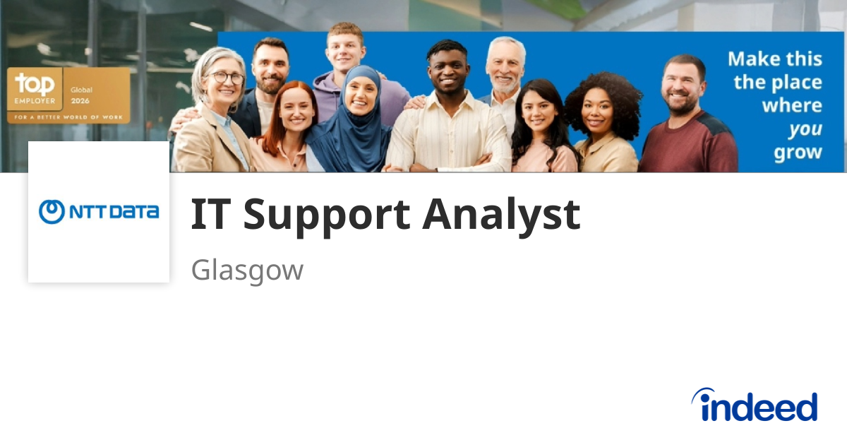 IT Support Analyst - Glasgow - Indeed.com