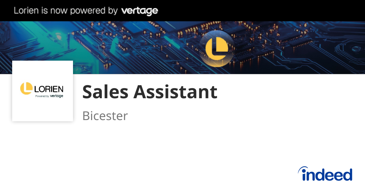 Sales Assistant - Bicester OX26 6WD - Indeed.com