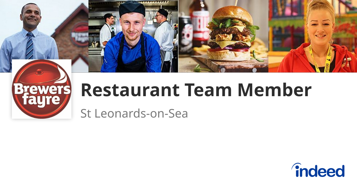 Restaurant Team Member - St Leonards-on-Sea TN37 7DB - Indeed.com