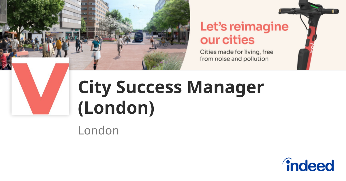 City Success Manager (London) - London SE1 7PB - Indeed.com