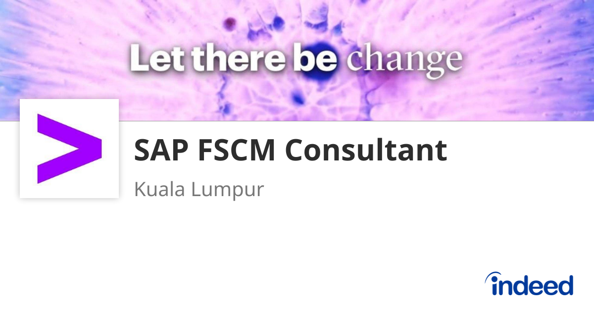 SAP FSCM Consultant - Kuala Lumpur - Indeed.com