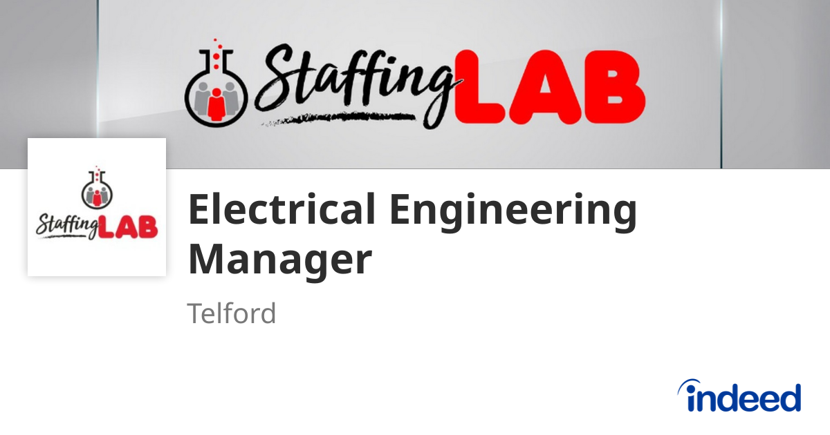 Electrical Engineering Manager - Telford - Indeed.com