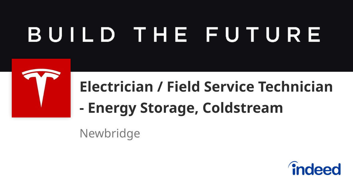 Electrician / Field Service Technician - Energy Storage, Coldstream ...