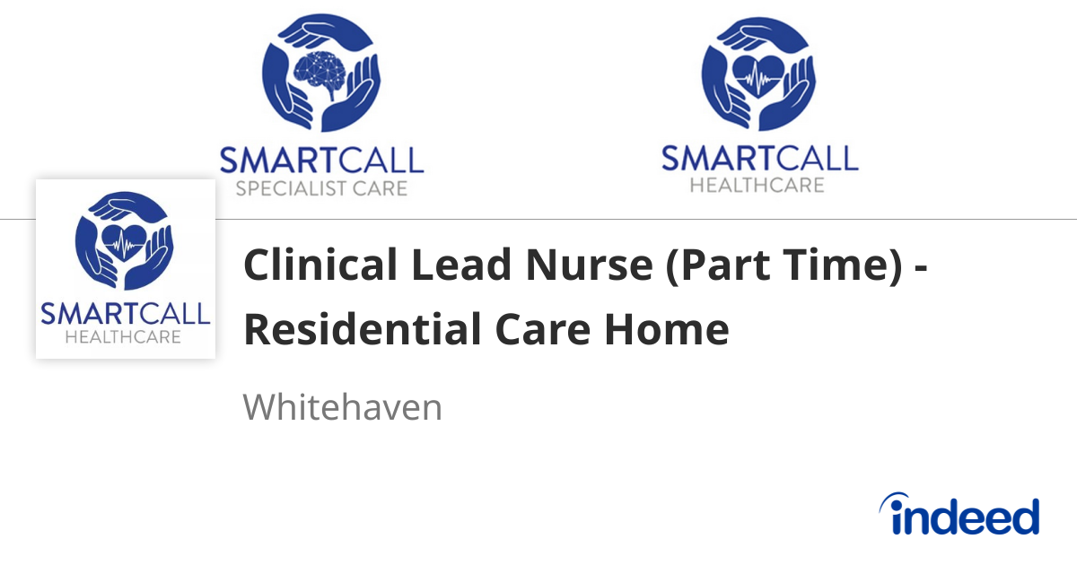 Clinical Lead Nurse (Part Time) - Residential Care Home - Whitehaven ...
