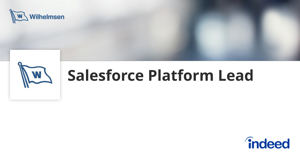 Salesforce Platform Lead - Chennai, Tamil Nadu - Indeed.com