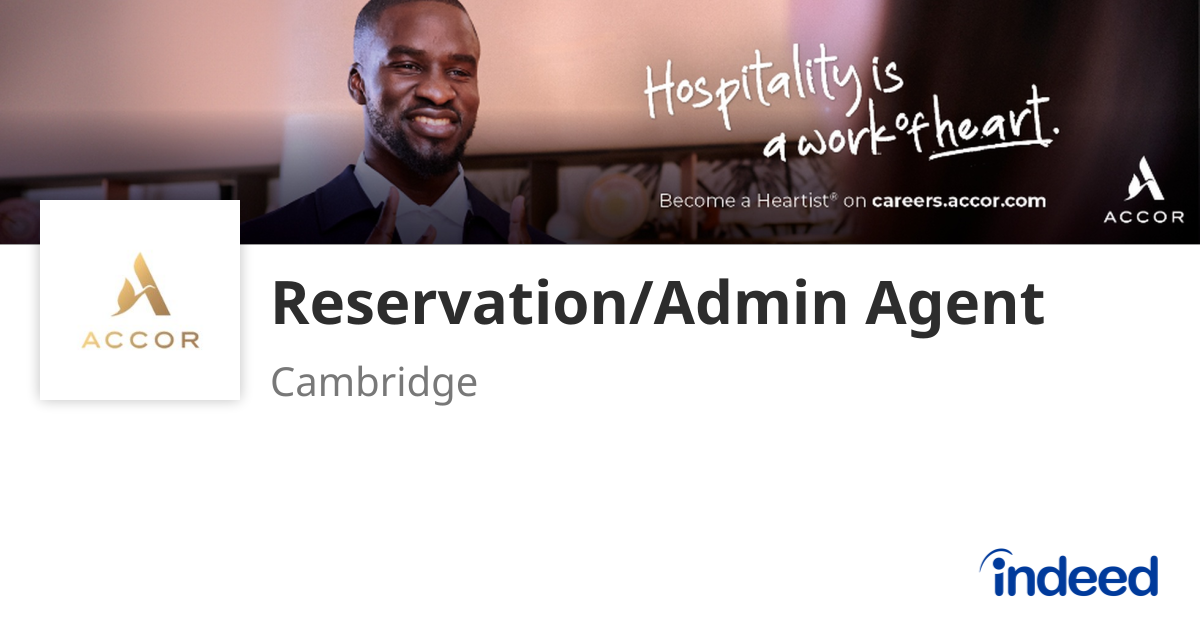 Reservation/Admin Agent - Cambridge - Indeed.com