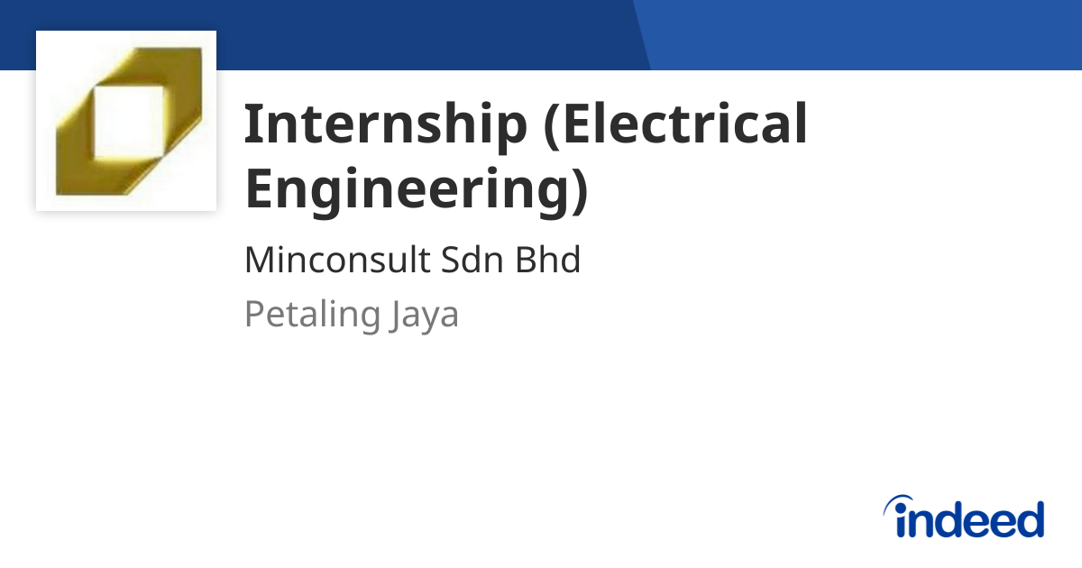 Internship (Electrical Engineering) - Petaling Jaya - Indeed.com
