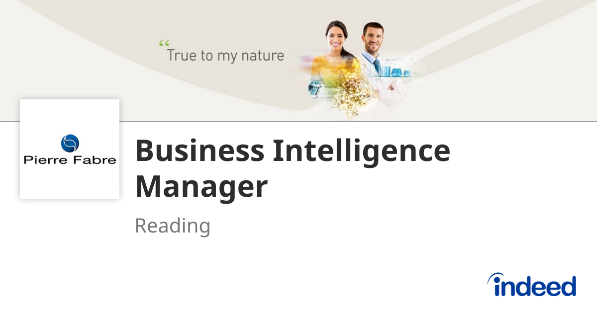 Business Intelligence Manager - Reading - Indeed.com