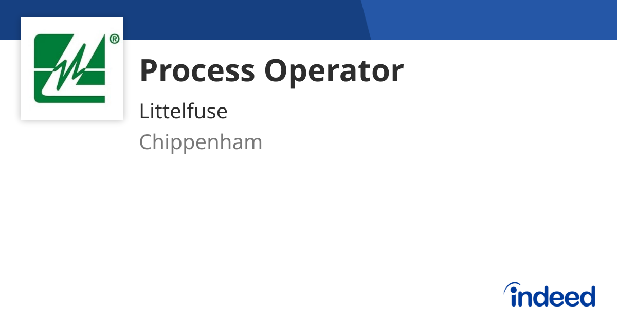 Process Operator - Chippenham - Indeed.com