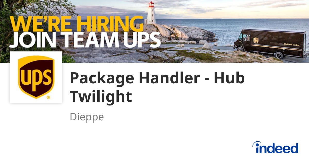 Package Handler - Hub Twilight - Dieppe, NB E1A 7P5 - Indeed.com