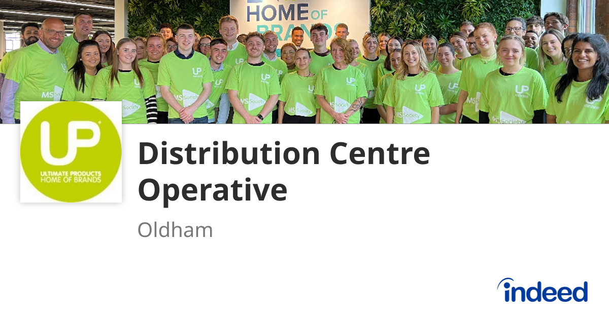 Distribution Centre Operative - Oldham - Indeed.com