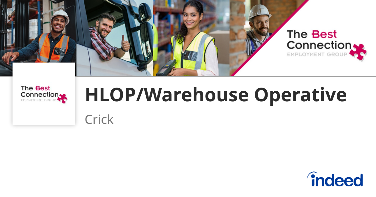 HLOP/Warehouse Operative - Crick - Indeed.com