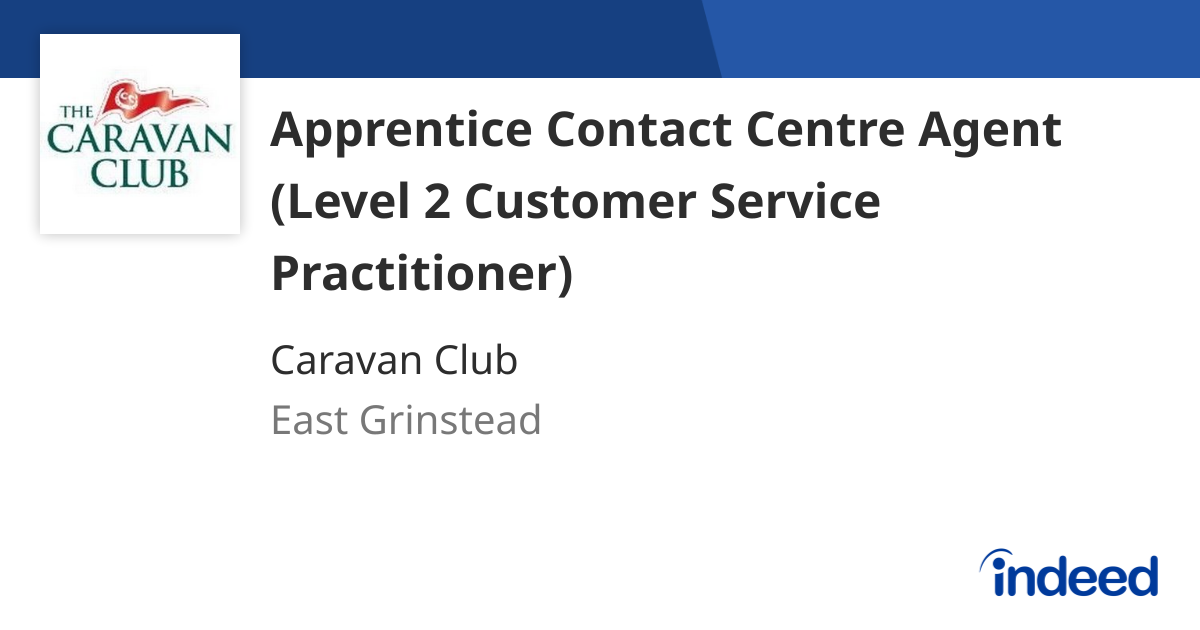 Apprentice Contact Centre Agent (Level 2 Customer Service Practitioner ...