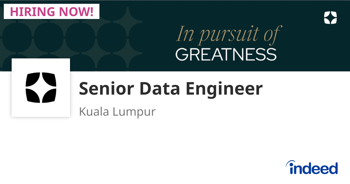 Senior Data Engineer - Kuala Lumpur - Indeed.com
