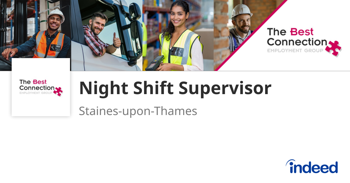 Night Shift Supervisor - Staines-upon-Thames - Indeed.com