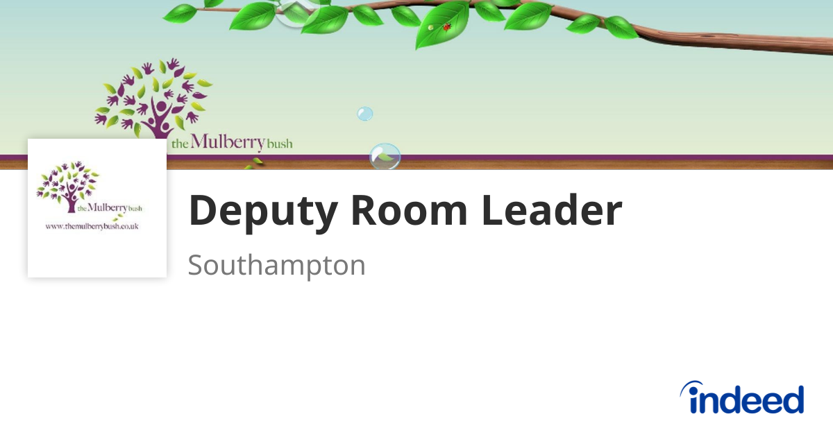 Deputy Room Leader - Southampton SO30 4AF - Indeed.com