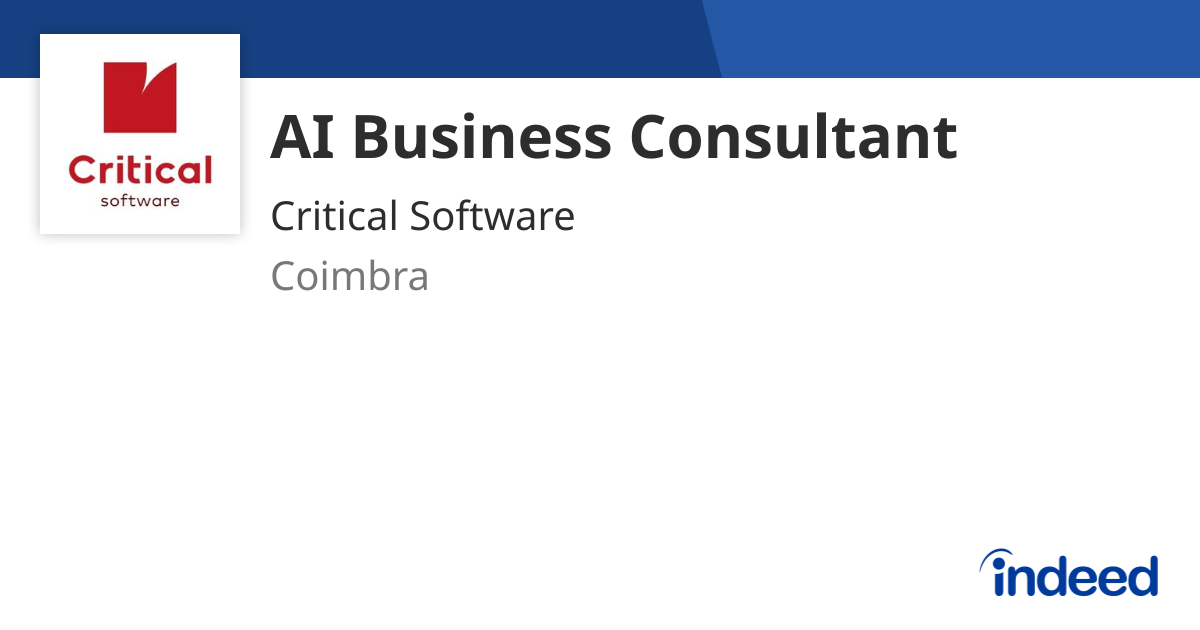 AI Business Enablement Engineer - Coimbra - Indeed.com