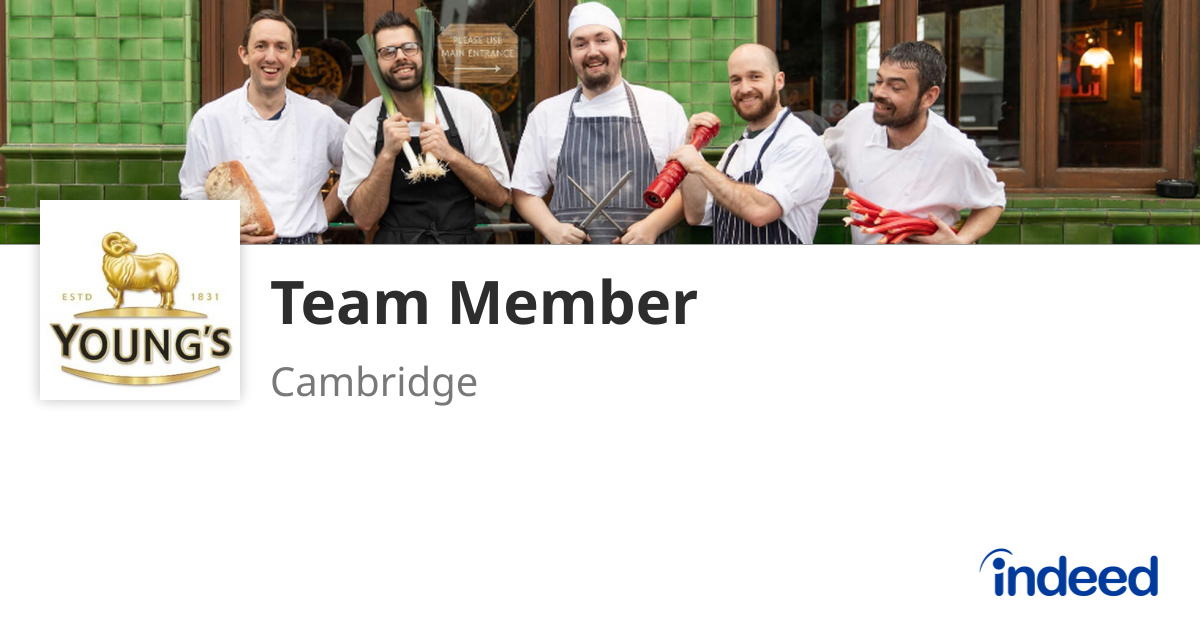 Team Member - Cambridge - Indeed.com