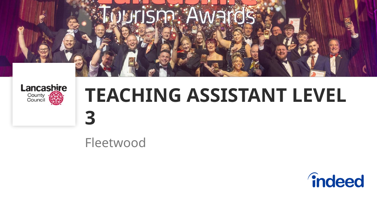 TEACHING ASSISTANT LEVEL 3 - Fleetwood FY7 8HE - Indeed.com