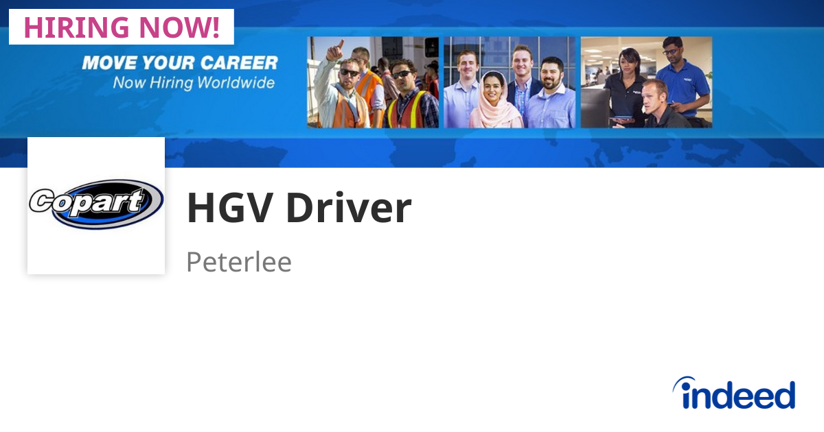 HGV Driver - Peterlee SR8 2JQ - Indeed.com