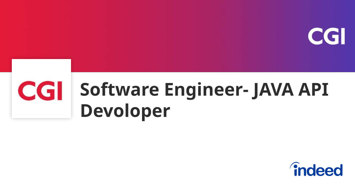 Software Engineer- JAVA API Devoloper - Hyderabad, Telangana - Indeed.com