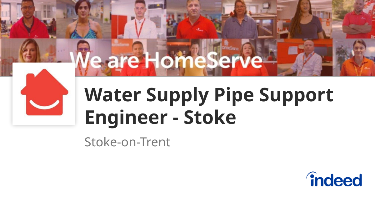 Water Supply Pipe Support Engineer - Stoke - Stoke-on-Trent - Indeed.com