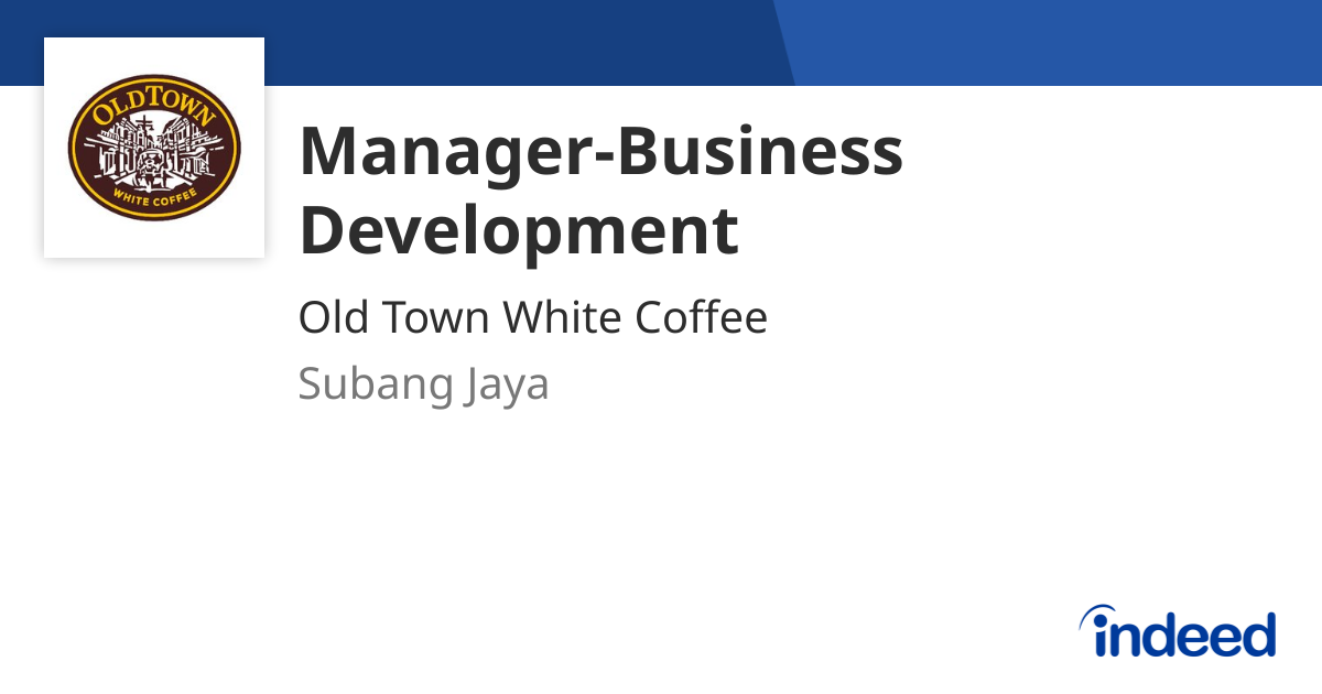 Manager-Business Development - Subang Jaya - Indeed.com