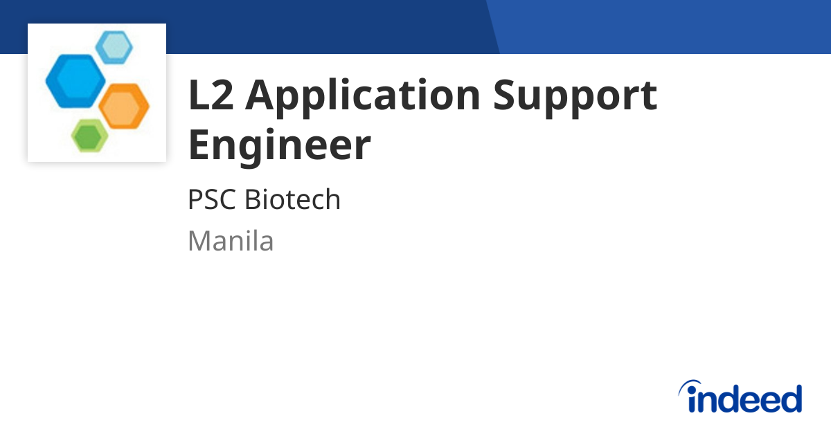 L2 Application Support Engineer - Manila - Indeed.com