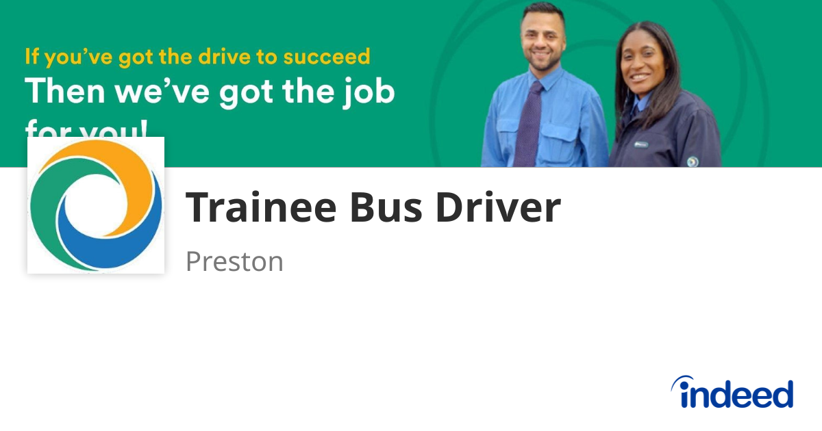 Trainee Bus Driver - Preston - Indeed.com