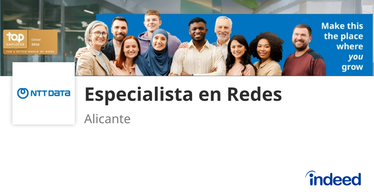 Especialista en Redes - Alicante, Alicante provincia - Indeed.com