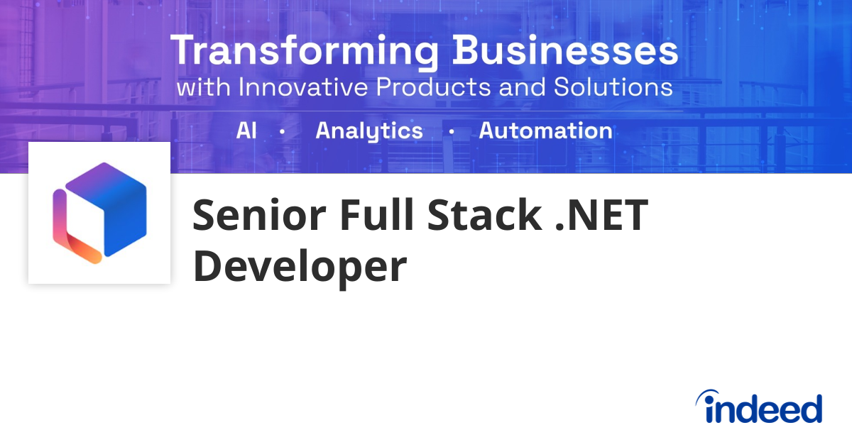 Senior Full Stack .NET Developer - Gachibowli, Hyderabad, Telangana - Indeed.com