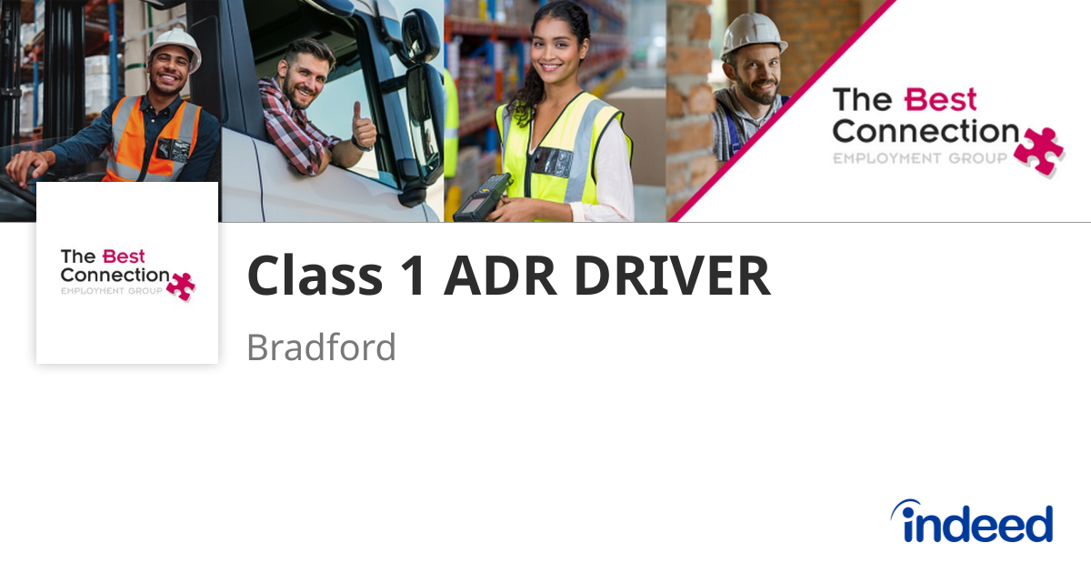Class 1 ADR DRIVER - Bradford - Indeed.com