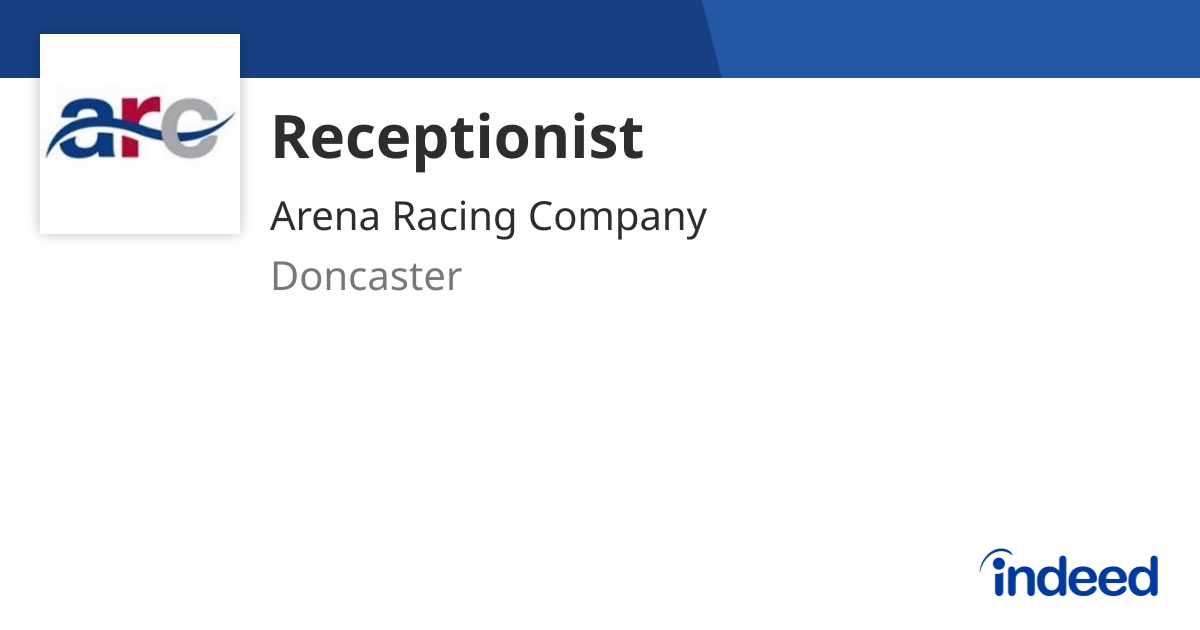 Receptionist - Doncaster - Indeed.com