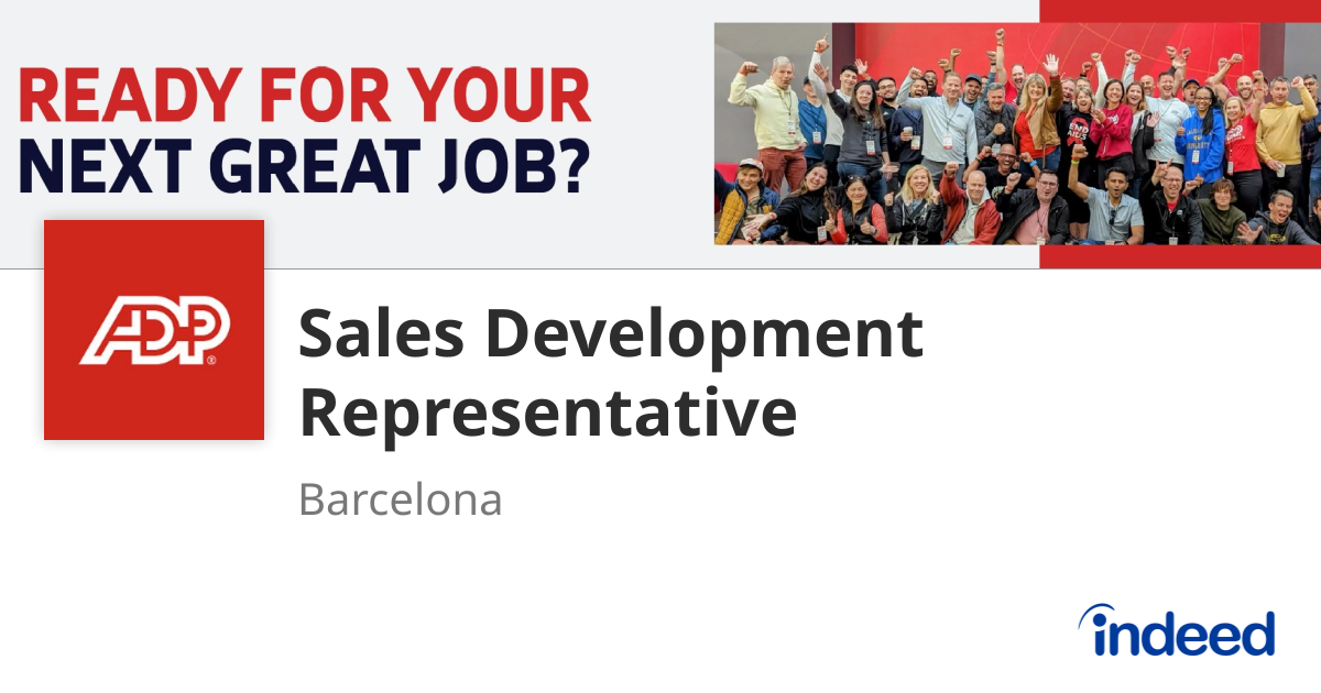 Sales Development Representative with Dutch - 08018 Barcelona ...