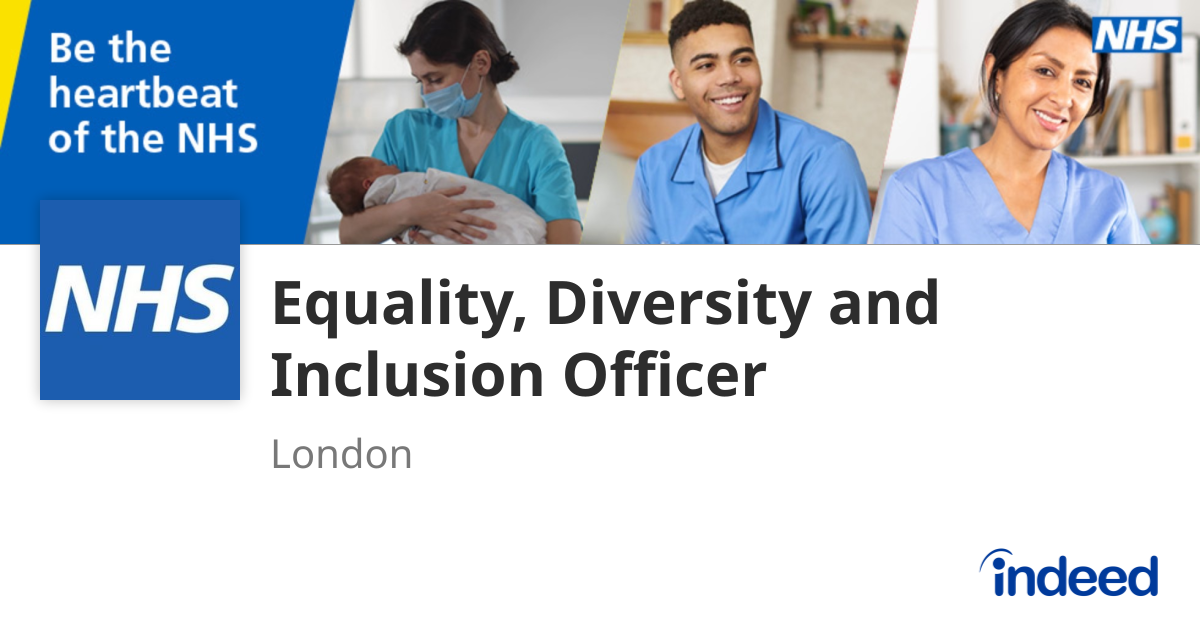Equality, Diversity and Inclusion Officer - London SE1 8SD - Indeed.com