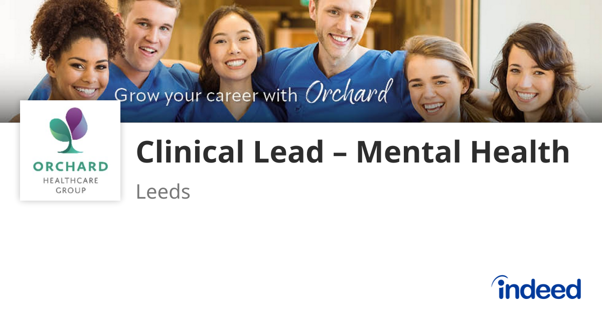 Clinical Lead – Mental Health - Leeds LS12 3UA - Indeed.com