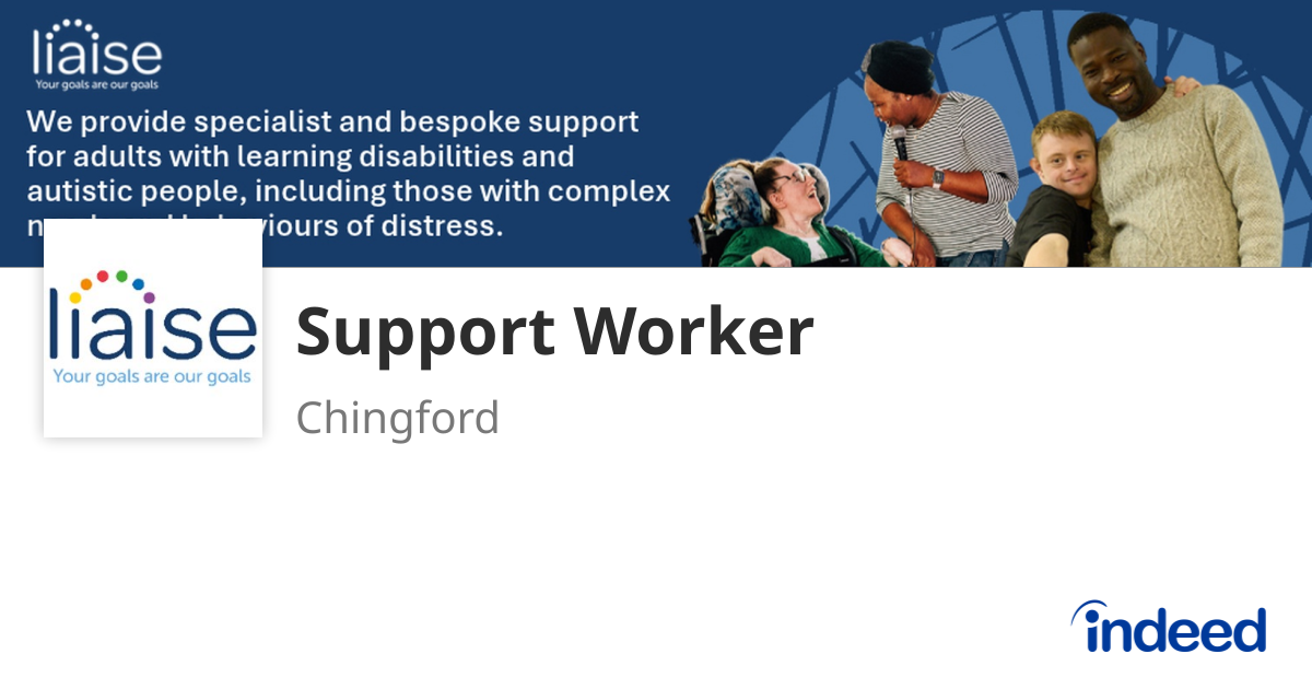 Support Worker - Chingford E4 6LE - Indeed.com
