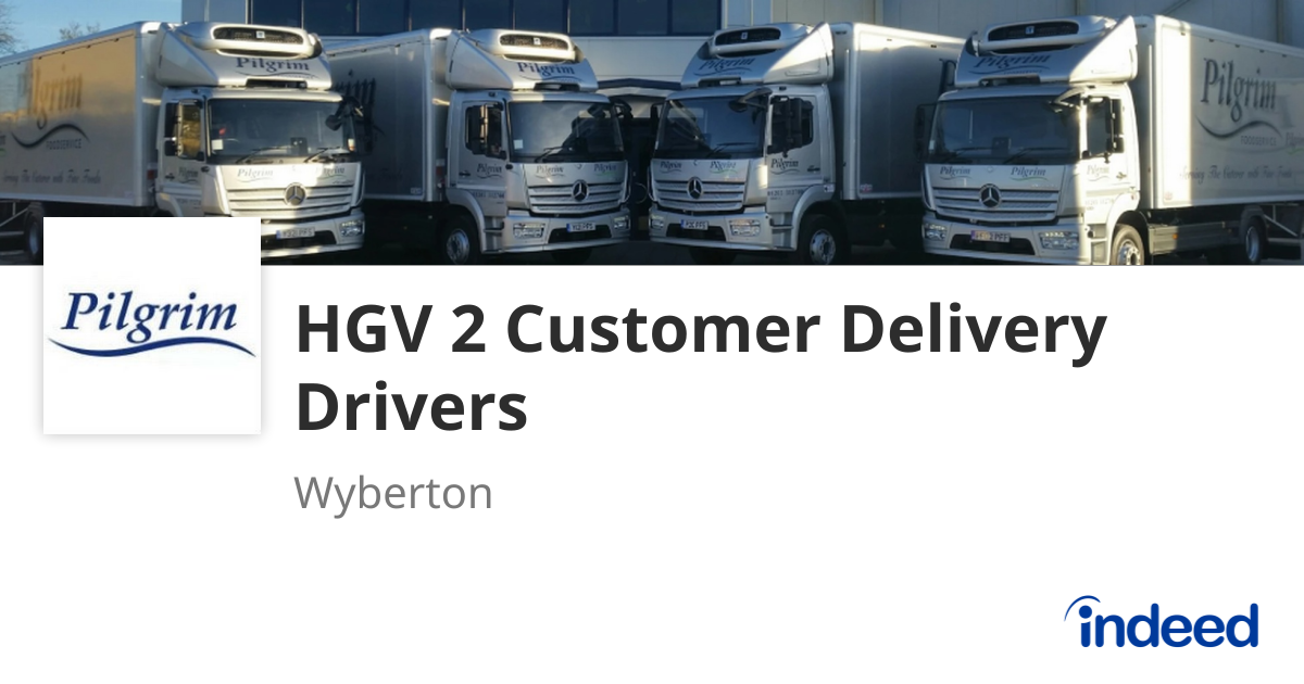 HGV 2 Customer Delivery Drivers - Wyberton PE21 7SJ - Indeed.com