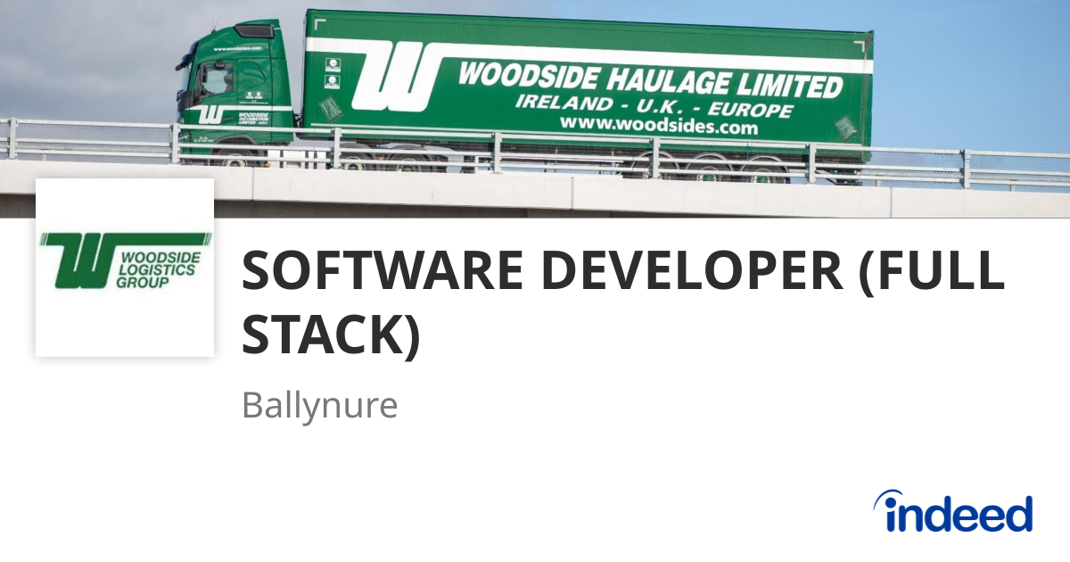 SOFTWARE DEVELOPER (FULL STACK) - Ballynure BT39 9QJ - Indeed.com