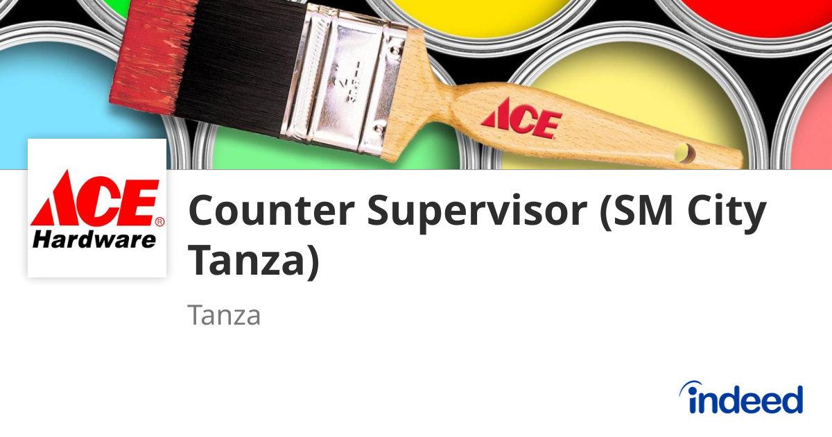 Counter Supervisor (SM City Tanza) - Tanza 4108 P00 - Indeed.com
