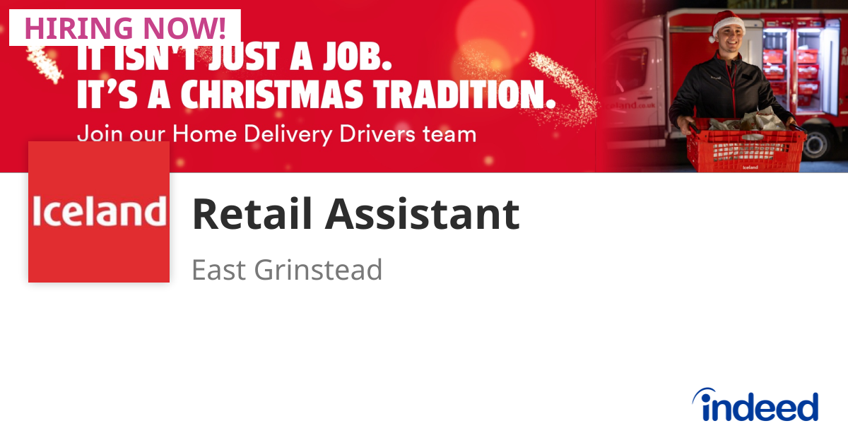 Retail Assistant - East Grinstead RH19 4DW - Indeed.com